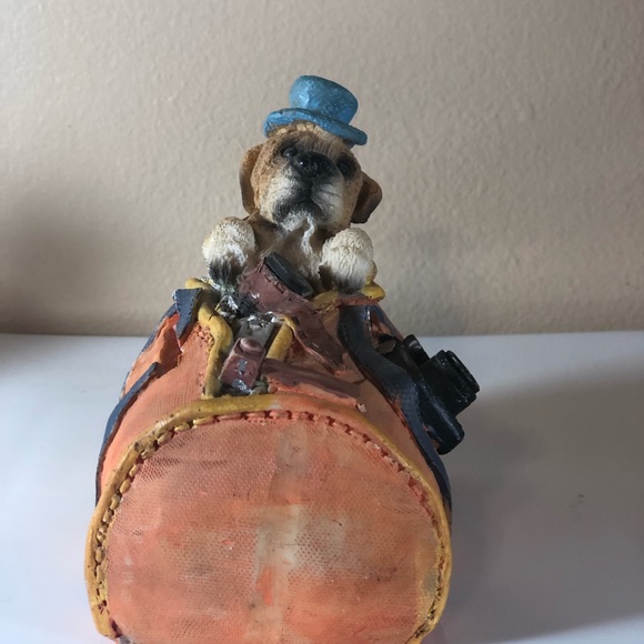 Accents | Vintage Bank Pug Dog In Suitcase | Poshmark
